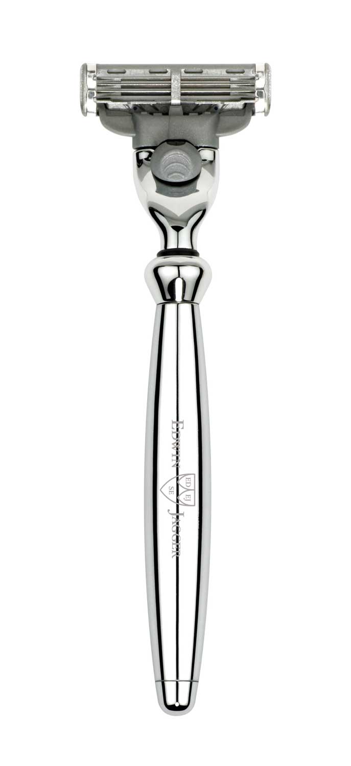Edwin Jagger Bulbous Smooth Chrome Mach3 Razor – L7 Market