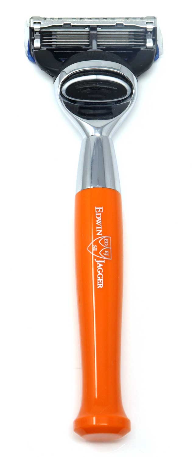 Edwin Jagger Gillette Fusion Pro-Glide Razor, Orange Chrome Plated – L7 ...